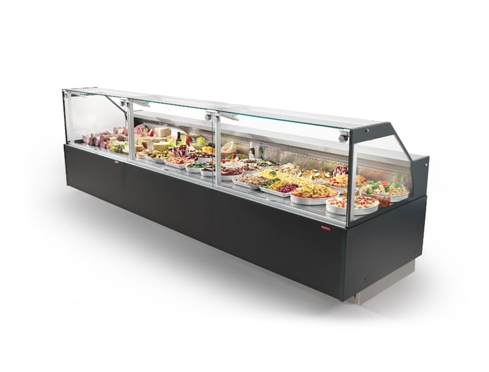 Refrigerated dairy displays - Arneg