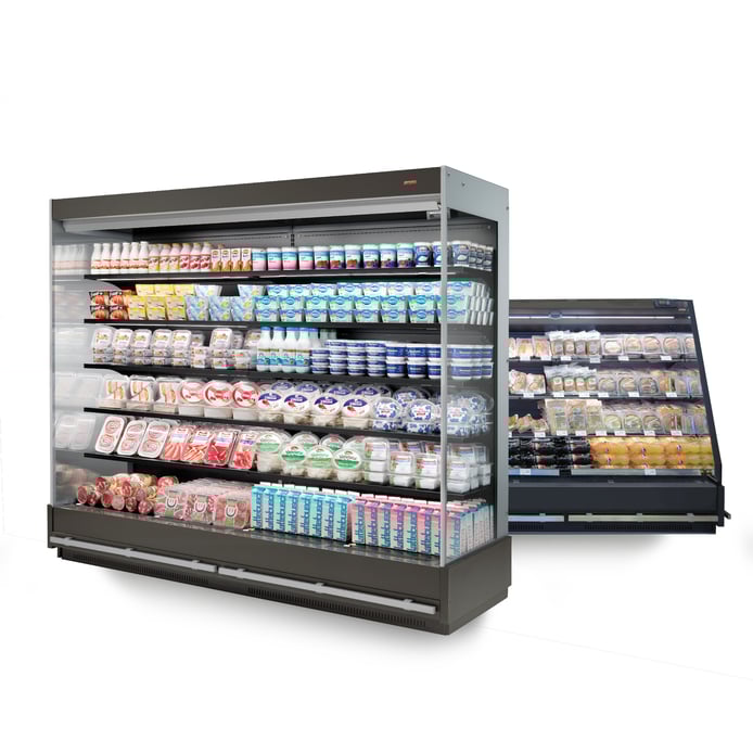 Refrigerated dairy displays - Arneg